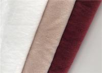 China Double Side Plush Velvet Spandex Fabric 280GSM 160cm for Pajamas for sale