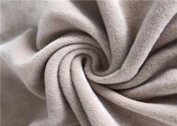 China Double Side Plush Velvet Spandex Fabric 280GSM 160cm for Pajamas for sale