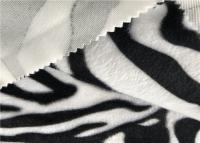 China Skin Print Velboa Faux Fur Fabric 100% Polyester Velvet 160cm Width 210gsm for sale