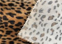 China 100% Polyester Velboa Faux Fur Fabric 240GSM Animal Print Plush Velvet 160cm Width for sale