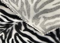 China 100% Polyester Velboa Faux Fur Fabric 240GSM Animal Print Plush Velvet 160cm Width for sale