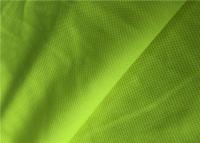 China EN20471 Fluorescent Hi Vis Pique Knitted Fabric 55% Polyester 45% Cotton 190GSM 160CM for sale