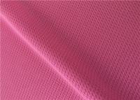 China 100% Polyester 140gsm Athletic Mesh Fabric Knitting Eyelet Breathable Bird Eye for sale