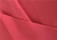 China 100% Polyester 140gsm Athletic Mesh Fabric Knitting Eyelet Breathable Bird Eye for sale