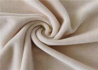 China Comfortable Polyester Spandex Fabric Stretch Super Soft Velvet Knit 320g/M2 for sale