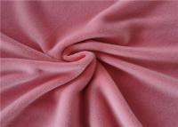 China Comfortable Polyester Spandex Fabric Stretch Super Soft Velvet Knit 320g/M2 for sale