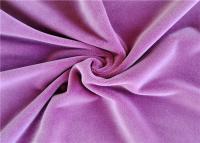 China 95% Polyester 5% Spandex Velvet Knitted Fabric 180-280GSM Super Soft Stretch for Garments for sale