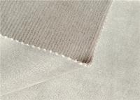 China Super Soft Knitted Bonded Corduroy Fleece Velvet Fabric 95% Polyester 5% Spandex 150cm Width for sale