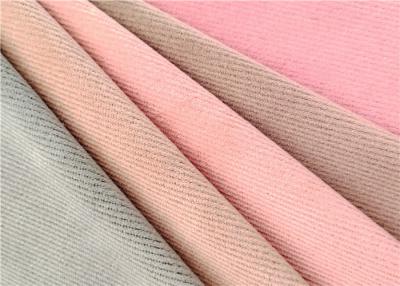 China 380gsm Super soft Bonded Stripe Velvet Fabric for sale
