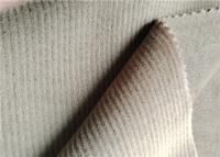 China 380gsm Super soft Bonded Stripe Velvet Fabric for sale