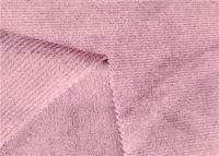China 380gsm Super soft Bonded Stripe Velvet Fabric for sale