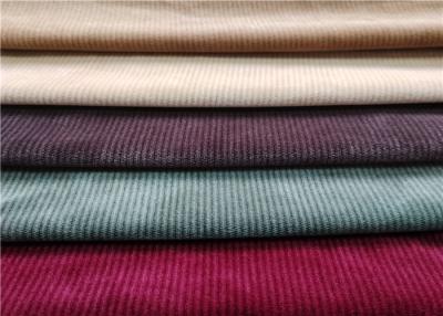 China AB Yarn Super Soft Stripe Velvet Fabric 95% Polyester 5% Spandex 150cm Width for Garments for sale