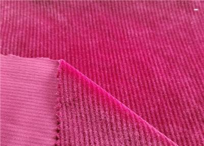 China Manufacturer AB Yarn Pin Strip Velvet Super Soft Spandex Fabric 150cm 180-280GSM for sale