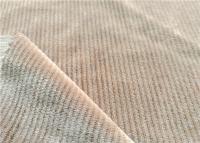 China Super Soft Stripe Velvet Fabric 95% Polyester 5% Spandex 150cm Width for Garments for sale