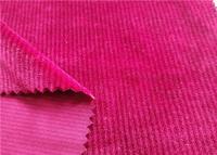 China Super Soft Stripe Velvet Fabric 95% Polyester 5% Spandex 150cm Width for Garments for sale