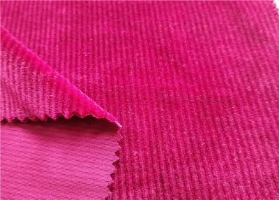 China Super Soft Stripe Velvet Fabric 95% Polyester 5% Spandex 150cm Width for Garments for sale