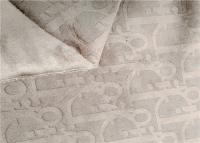 China Burnout Velvet Bonded Fabric 95% Polyester 5% Spandex 150cm Width Super Soft for Garments for sale