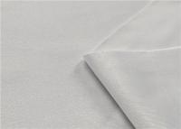 China 320gsm White Shiny Polyester Spandex Fabric 155cm Width Four Way Stretch for American Football Uniform for sale