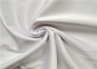 China White 4 Way Stretch Polyester Spandex Fabric 280GSM for American Football Jersey Printing for sale