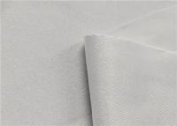 China 320gsm White Shiny Polyester Spandex Fabric 155cm Width Four Way Stretch for American Football Uniform for sale