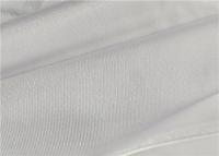 China 320gsm White Shiny Polyester Spandex Fabric 155cm Width Four Way Stretch for American Football Uniform for sale