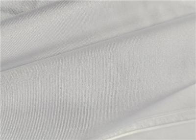 China 320gsm White Shiny Polyester Spandex Fabric 155cm Width Four Way Stretch for American Football Uniform for sale