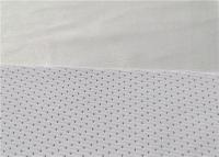 China White Polyester Spandex Mesh Fabric 280GSM 57/58 Inch Four Way Stretch for American Football Uniform for sale