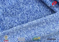 China 240GSM Polyester Spandex Melange Fabric 90% Polyester 10% Spandex Stretch Knit for Leggings Underwear Sportswear for sale