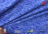 China 240GSM Polyester Spandex Melange Fabric 90% Polyester 10% Spandex Stretch Knit for Leggings Underwear Sportswear for sale