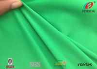 China Green Jacquard Knitted Polyester Spandex Fabric 200gsm 155cm Sportswear UV Resistant for sale