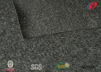 China High weight custom pattern brushed melange polyester spandex fabric for underwear for sale