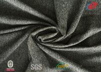 China High weight custom pattern brushed melange polyester spandex fabric for underwear for sale