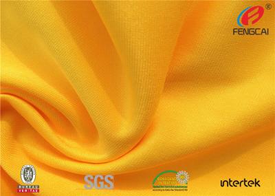 China Waterproof Stretch Polyester Spandex Knitted Fabric 160-300GSM for School Sports Uniform for sale