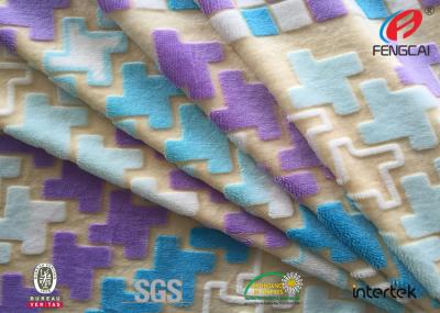 China Embossed Minky Plush Fabric 100% Polyester Super Soft Tricot Velboa 150cm Width for sale
