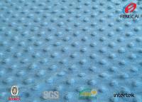 China Red Polyester Minky Blanket Fabric , Star Minky Fabric 31 Colors Available for sale