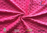 China Fire Retardant Coral Polyester Minky Plush Fabric 200cm Width 260gsm for Baby Blanket for sale