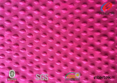 China Fire Retardant Coral Polyester Minky Plush Fabric 200cm Width 260gsm for Baby Blanket for sale