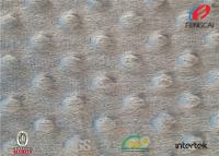 China Knitted Minky Bubble Dot Fabric , Micro Mink Fabric For Baby Blankets 60 Inch Width for sale