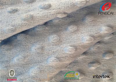 China Knitted Minky Bubble Dot Fabric , Micro Mink Fabric For Baby Blankets 60 Inch Width for sale