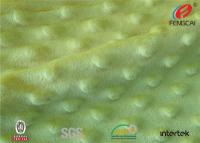 China Custom Minky Plush Fabric 170CM Width 205GSM Soft Microplush Blanket Material 100% Polyester for sale