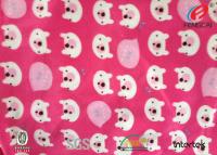 China Custom Printed Minky Plush Fabric 250cm Width 310gsm for Bedding Blanket Garment for sale