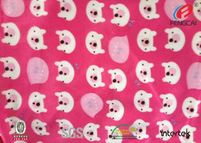 China Custom Printed Minky Plush Fabric 250cm Width 310gsm for Bedding Blanket Garment for sale