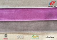 China 100% Polyester Fleece Sofa Velvet Upholstery Fabric , Composite Fabric for sale