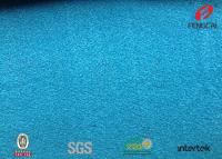 China Warp Knitting Polyester Velour Fabric 160cm 350GSM Solid Aqua Green Velvet Chair Fabric for sale
