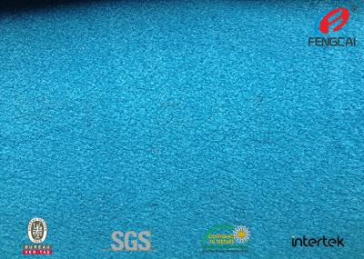 China Warp Knitting Polyester Velour Fabric 160cm 350GSM Solid Aqua Green Velvet Chair Fabric for sale