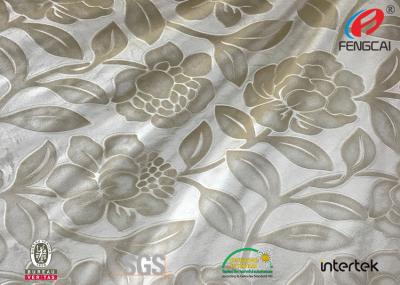 China 100% Polyester Velvet Fabric with Digital Flower Print - 190cm Width, 280GSM Weight for Sofa Upholstery for sale