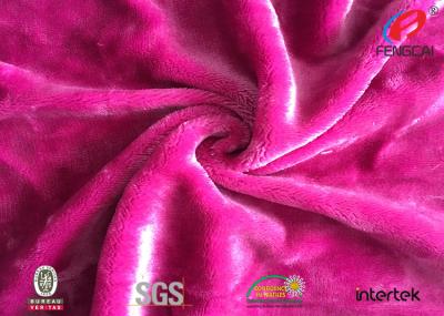 China 220cm Wide 100% Polyester Blush Pink Velvet Fabric - 270GSM Weight for Sofa & Furniture Upholstery for sale