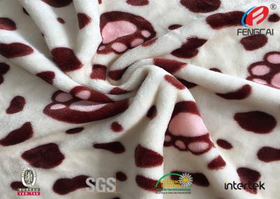 China 270gsm Super Soft Plushed Flannel Fabric 100% Polyester Velvet for Pajamas 160cm Width for sale