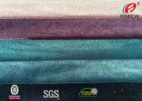 China Italy KS Warp Knit Polyester Velvet Fabric 150-230gsm Density for Sofa Furniture for sale