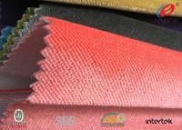 China 75 DTY Smooth Pale Pink Velvet Upholstery Fabric 150-245cm Width 180-250 GSM for Sofa Furniture for sale